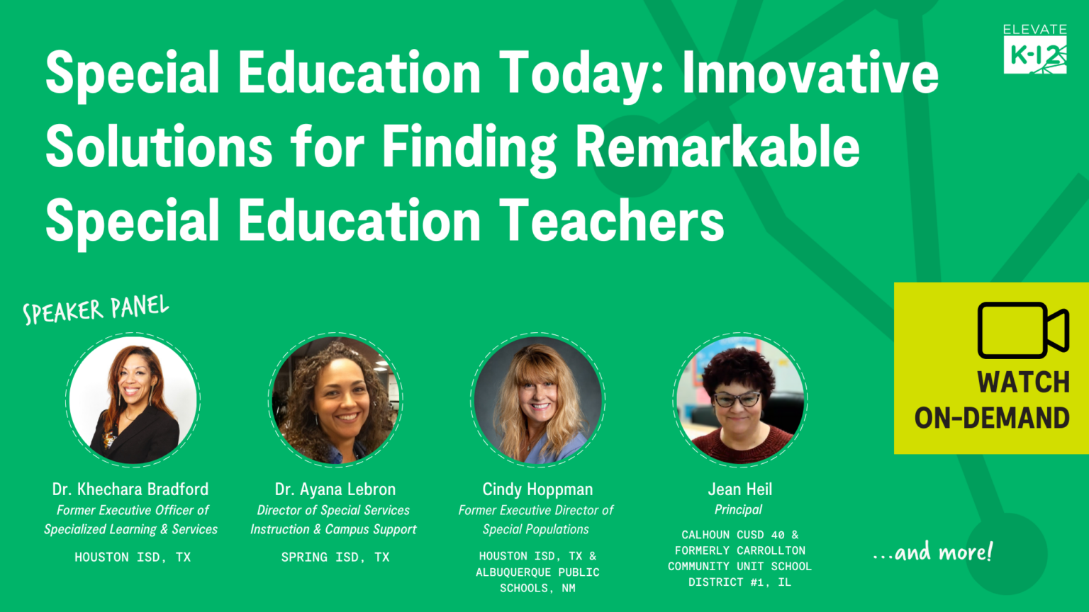 Special Ed LIVE | Elevate K-12